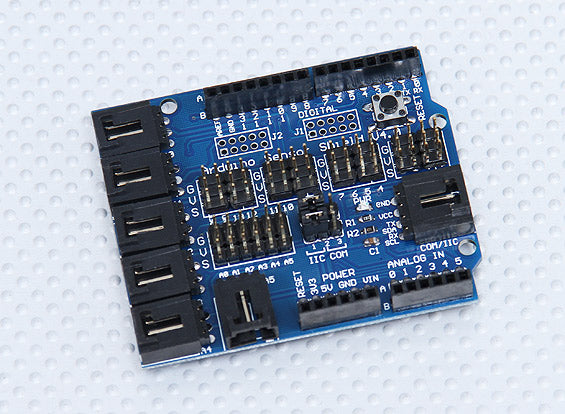 Modulo Analogico Digital Arduino Sensor Shield V4 Hobbypartes Mexico