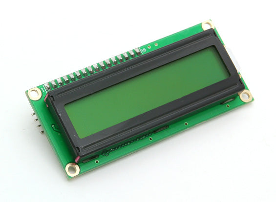 Arduino CII/I2C 1602 Modulo LCD Pantalla Amarillo/verde Hobbypartes ...