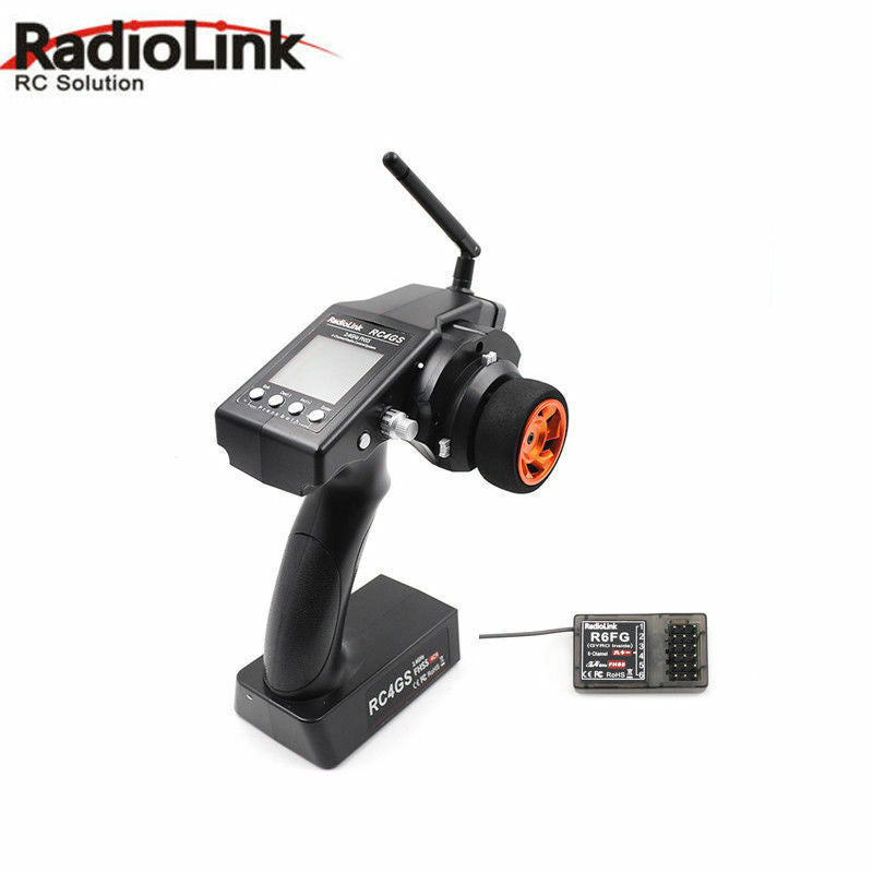 Radiolink RC4GS+R6FG 2.4GHz 4Ch Gun Transmitter R6FG Cars Hobbypartes ...