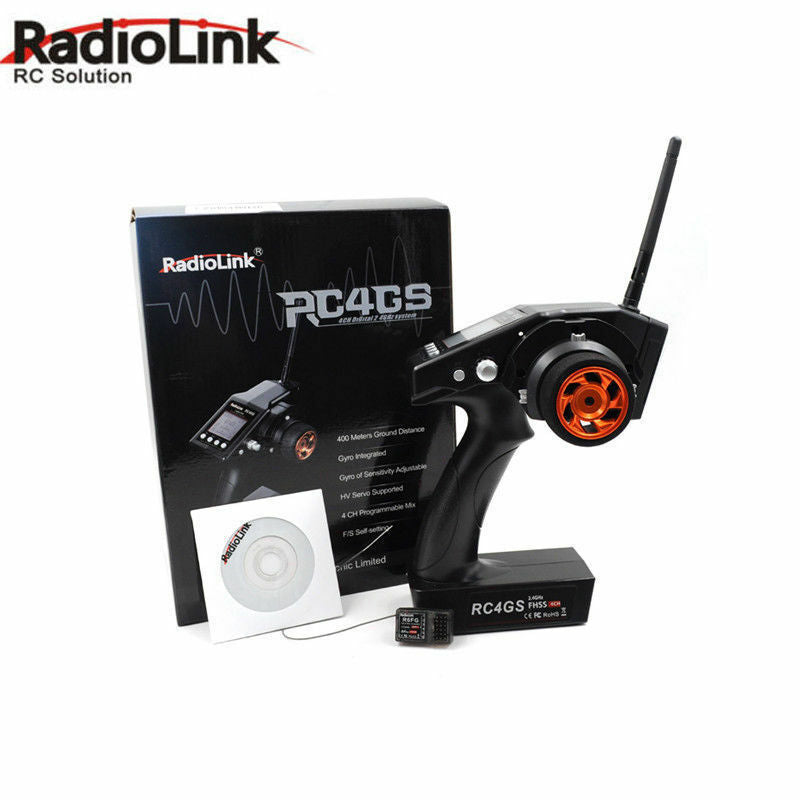 Radiolink RC4GS+R6FG 2.4GHz 4Ch Gun Transmitter R6FG Cars Hobbypartes ...